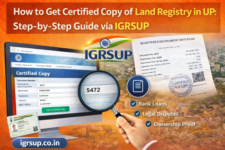 How to Use IGRSUP Portal for Property Registration in Uttar Pradesh ...